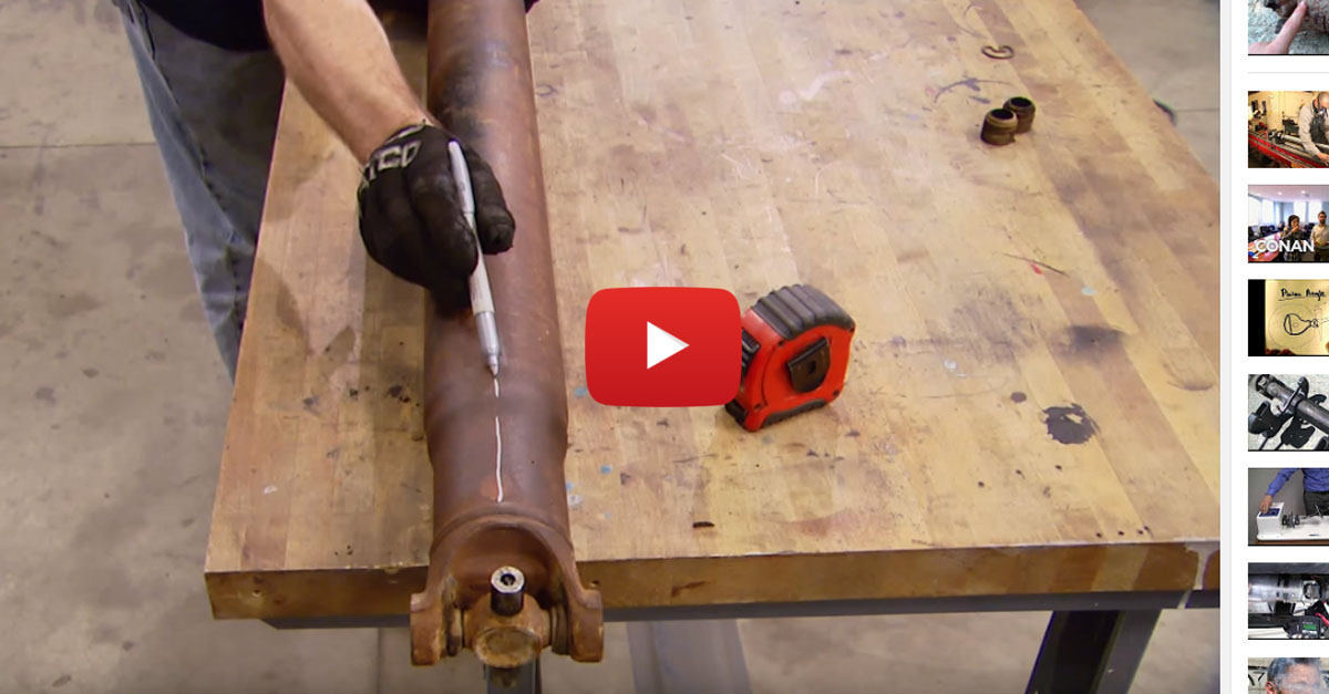 See How To Shorten A Driveshaft In 3 Minutes - alt_driver
