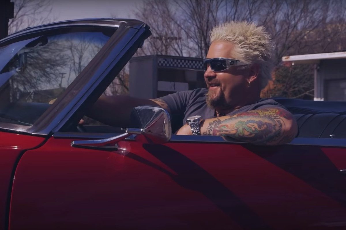 Guy Fieri's Red '68 Camaro Almost Outshines Him on "Diners, Drive-ins ...